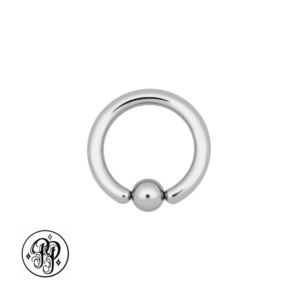 Titanium Ball Closure Ring – Pirate Piercing – Webshop