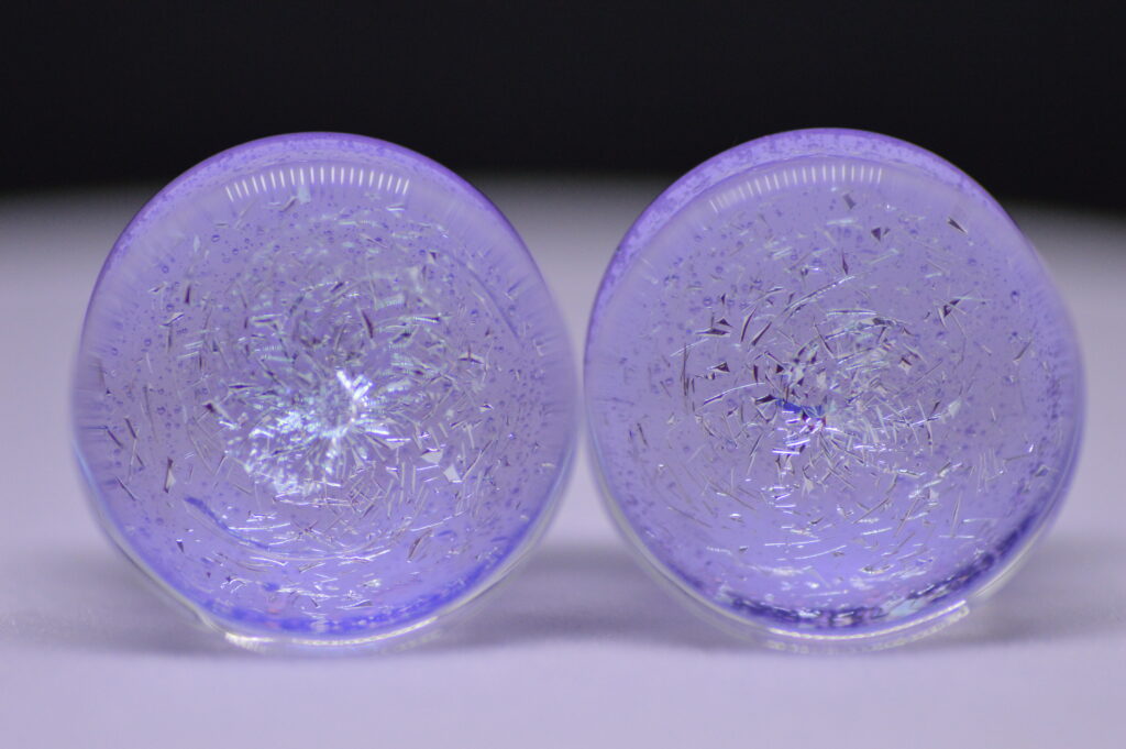 Glasswear Studios Galaxy Foil Double Flared Pink Plugs 26 mm – Pirate ...