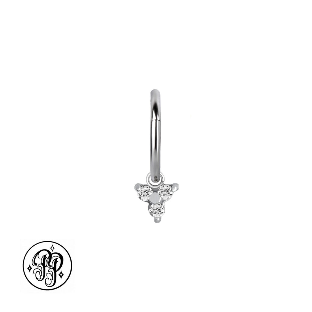 Surgical Steel Trinity Charm – Pirate Piercing – Webshop