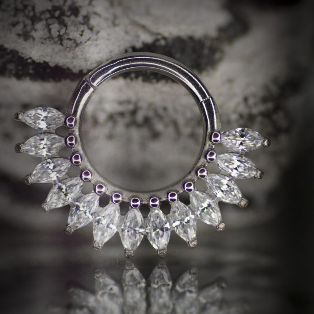 Tremun Titanium Maria Clicker Ring – Pirate Piercing – Webshop