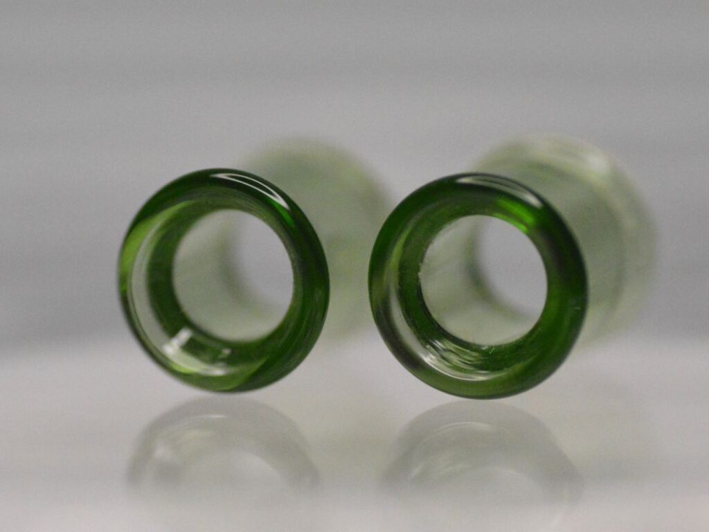 Glasswear Studios Double Flared Tunnels 10 mm – Pirate Piercing – Webshop